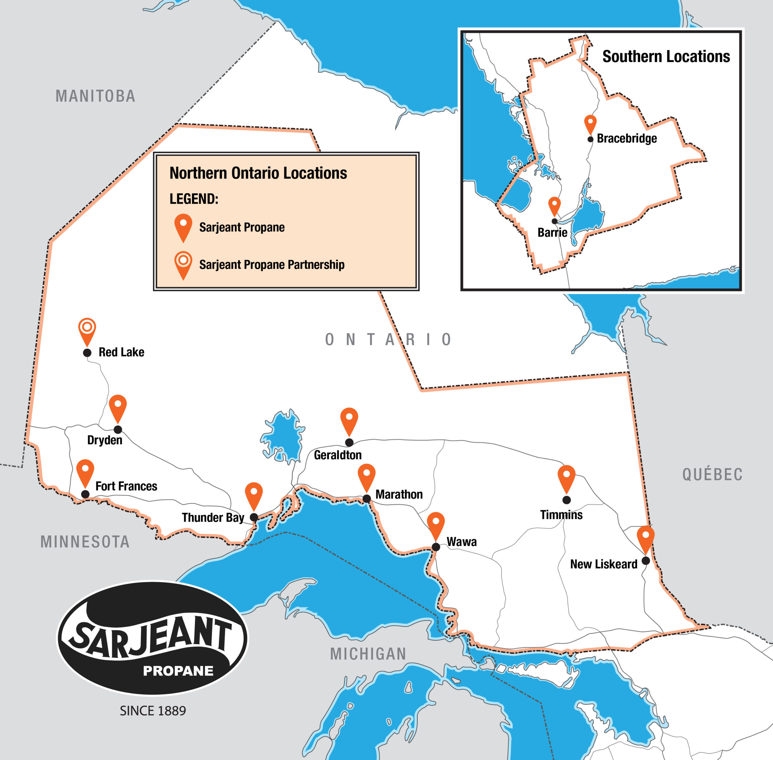 Sarjeant Propane Locations - Sarjeant Propane